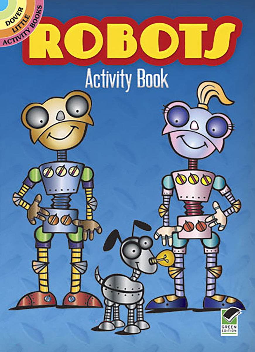 Robots Activity Book – Calico Toy Shoppe