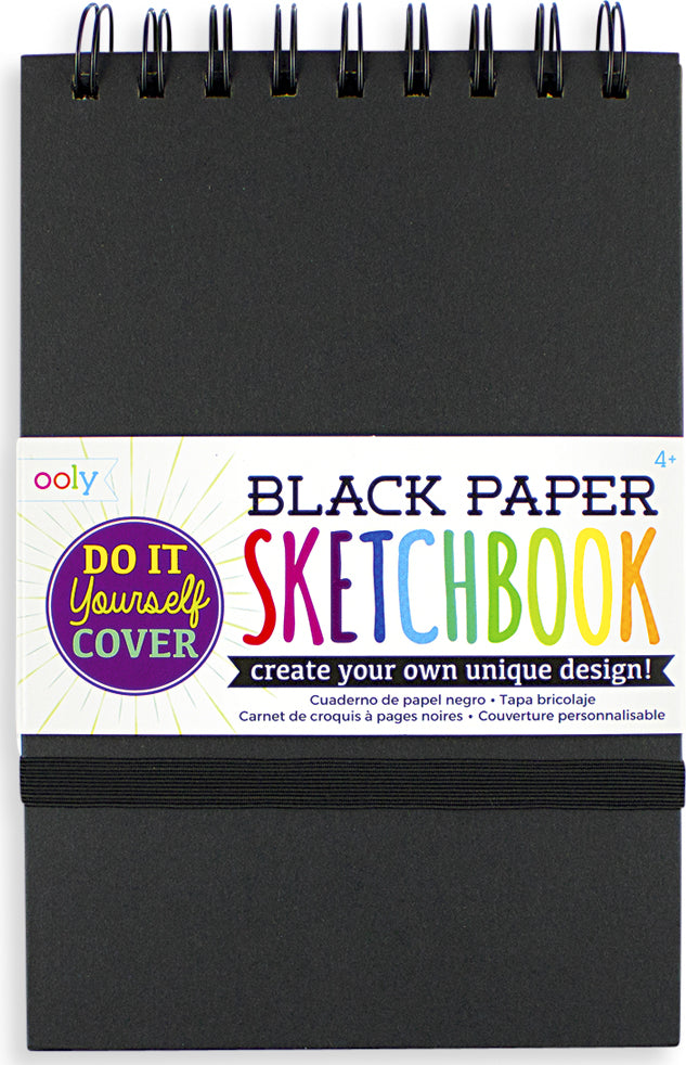 DIY Small Black Paper Sketchbook – Calico Toy Shoppe
