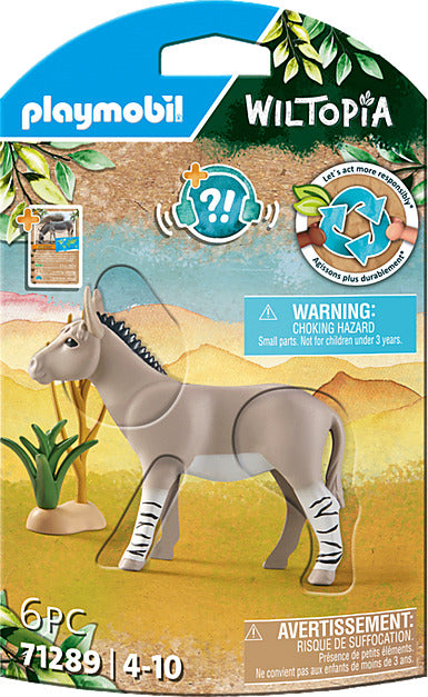 Playmobil Wiltopia: African Wild Donkey – Calico Toy Shoppe